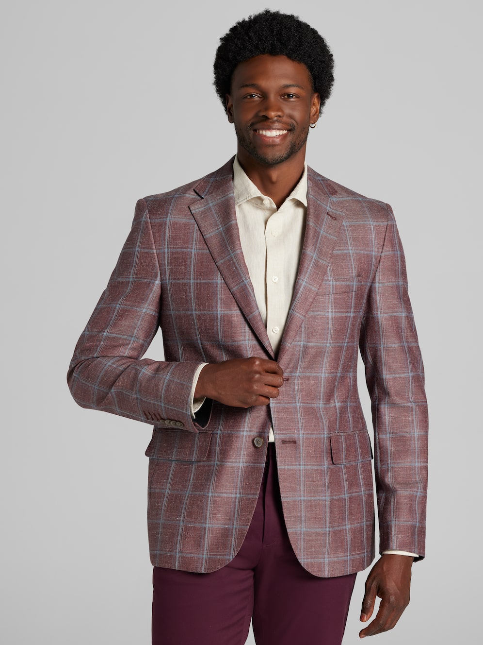 Joseph Abboud Classic Fit Windowpane Sport Coat | Men's | Moores Clothing