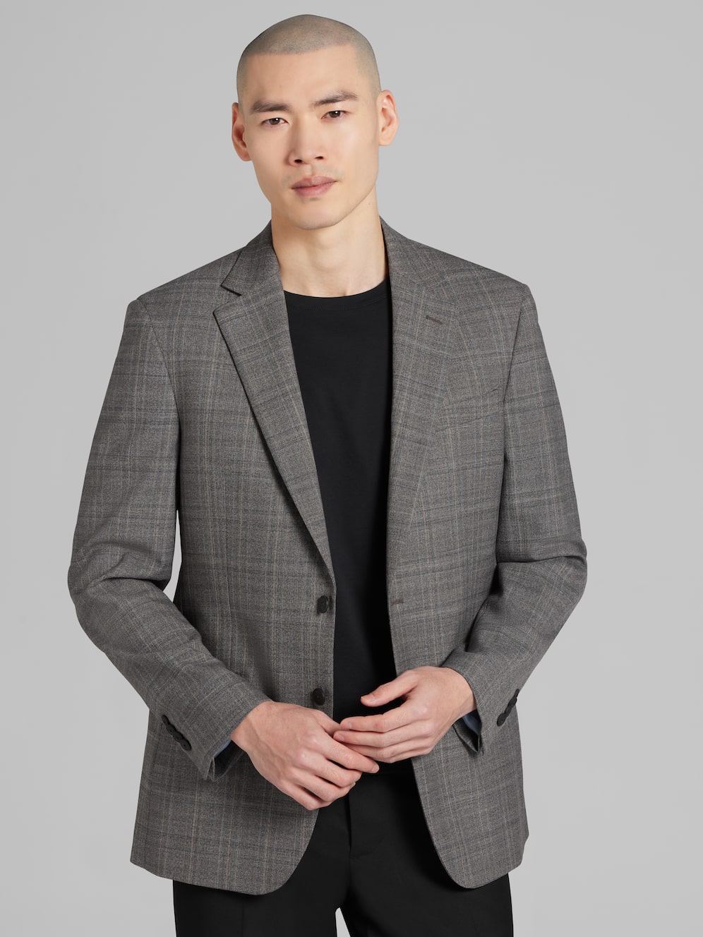Awearness Kenneth Cole Modern Fit Plaid Sport Coat | Men's Sport Coats ...