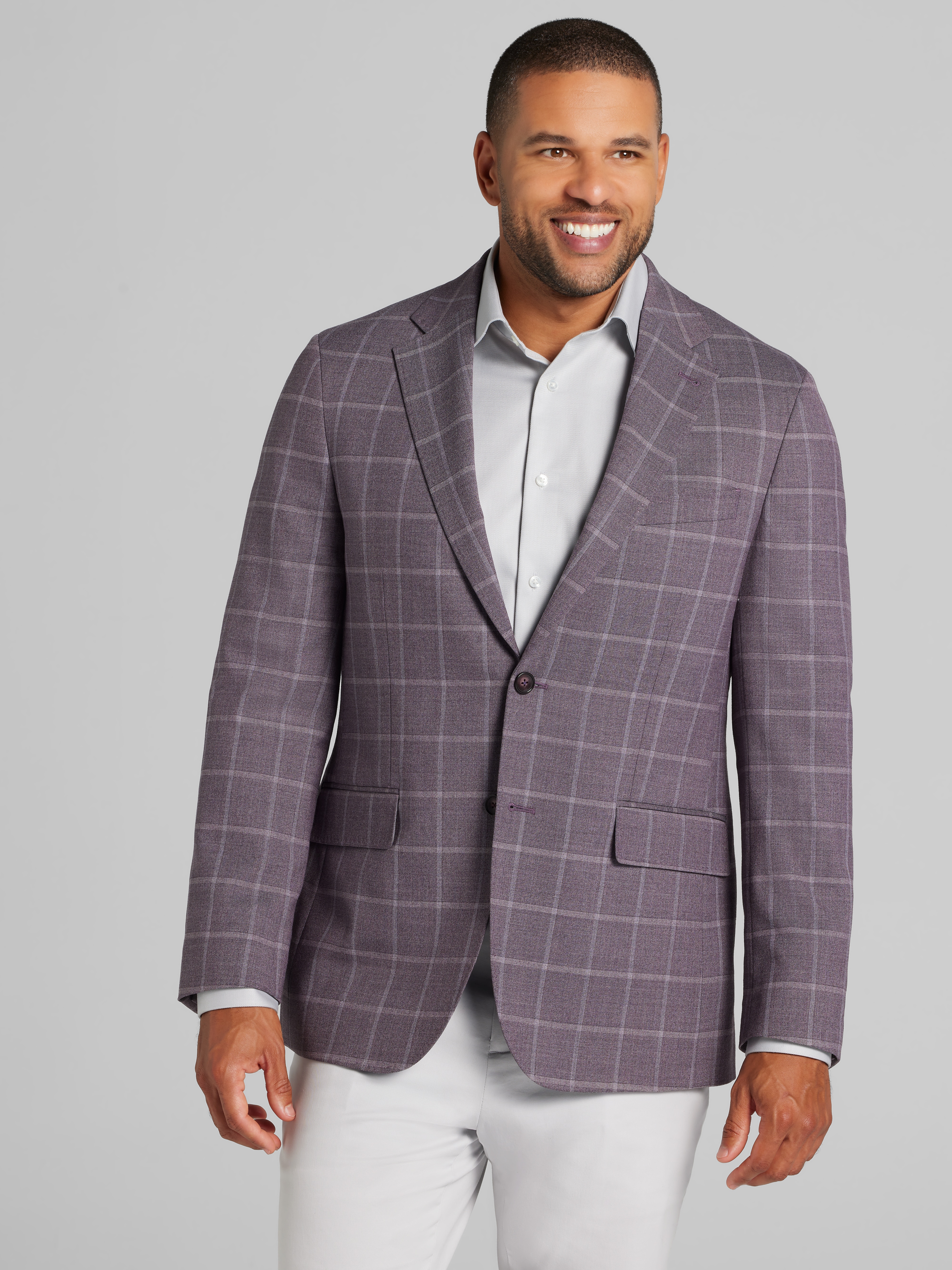 Joseph Abboud Classic Fit Windowpane Plaid Sport Coat | Men's Sport ...