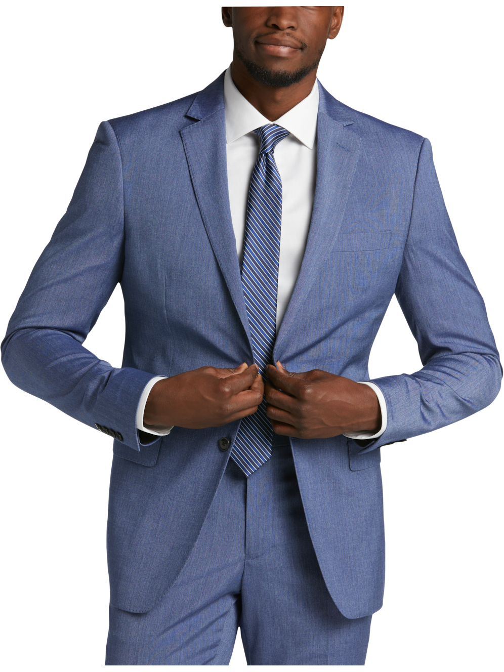 Egara Slim Fit 2-piece Tic Pattern Suit | Men's | Moores Clothing