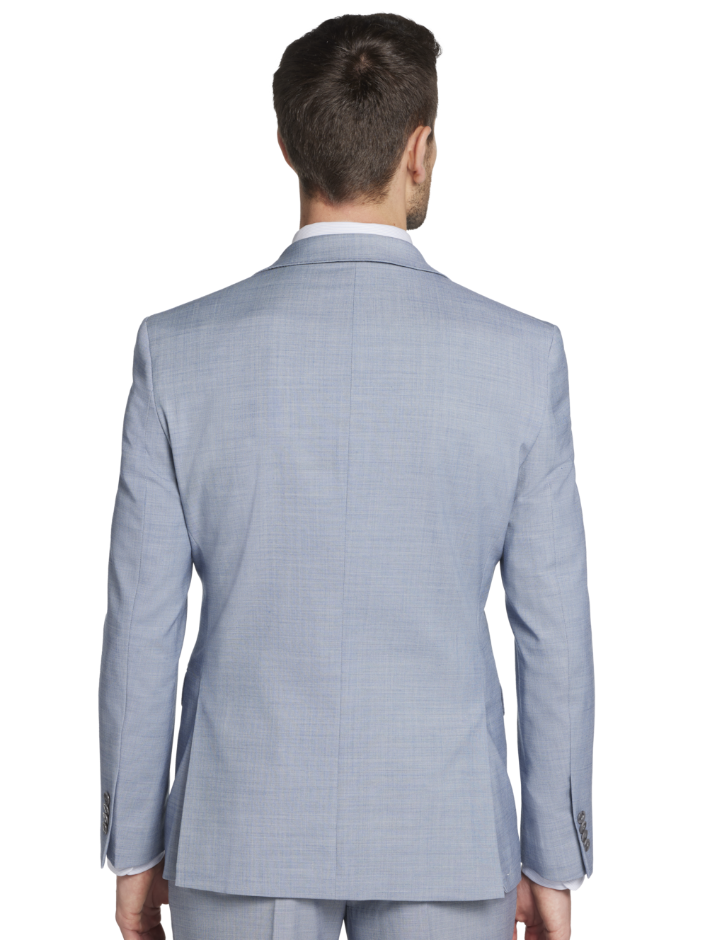 Joe Joseph Abboud Slim Fit Sharkskin Suit Jacket Mens Suits
