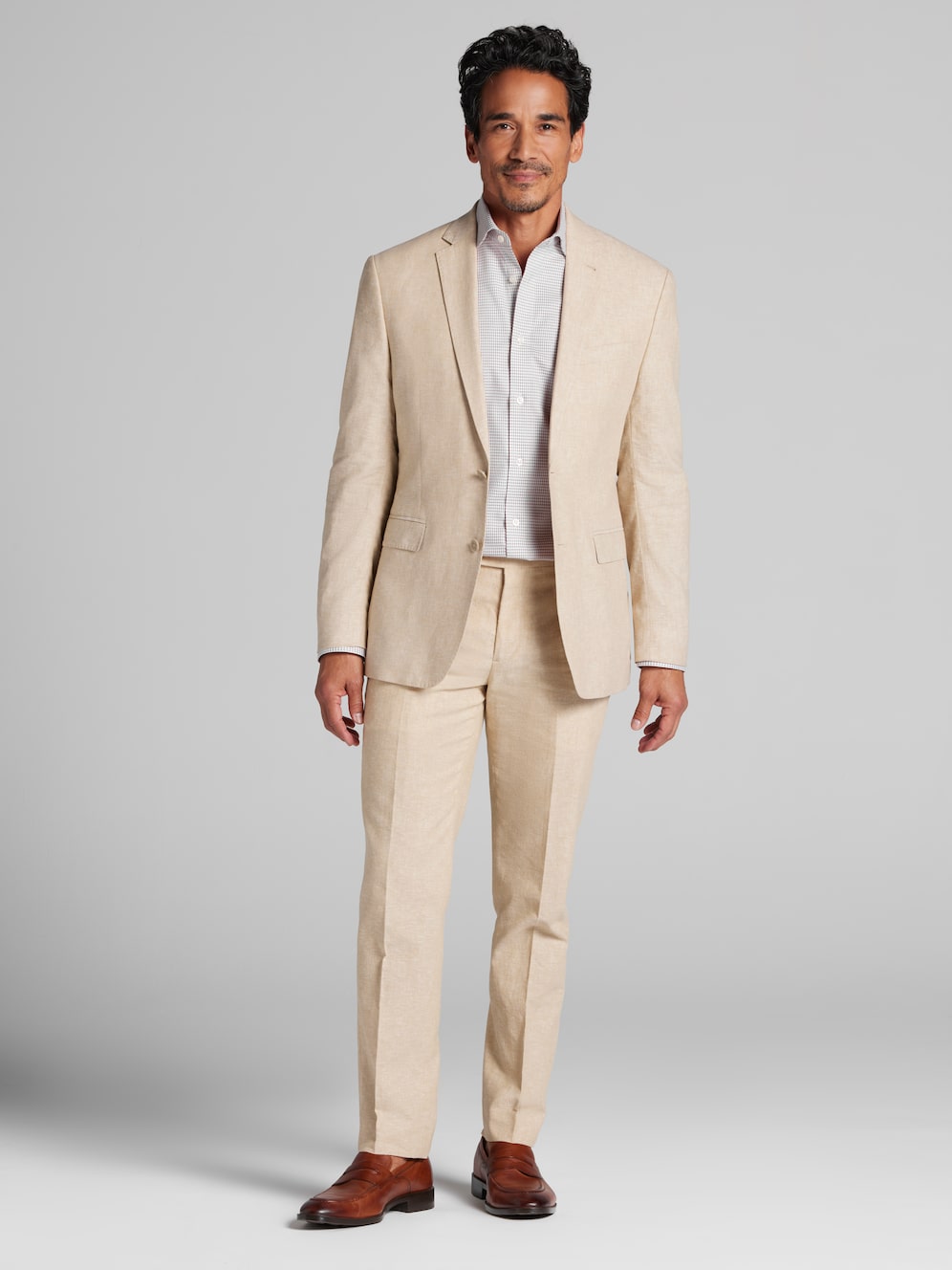 Joe Joseph Abboud Slim Fit Linen Blend Suit Jacket | Men's Suits ...