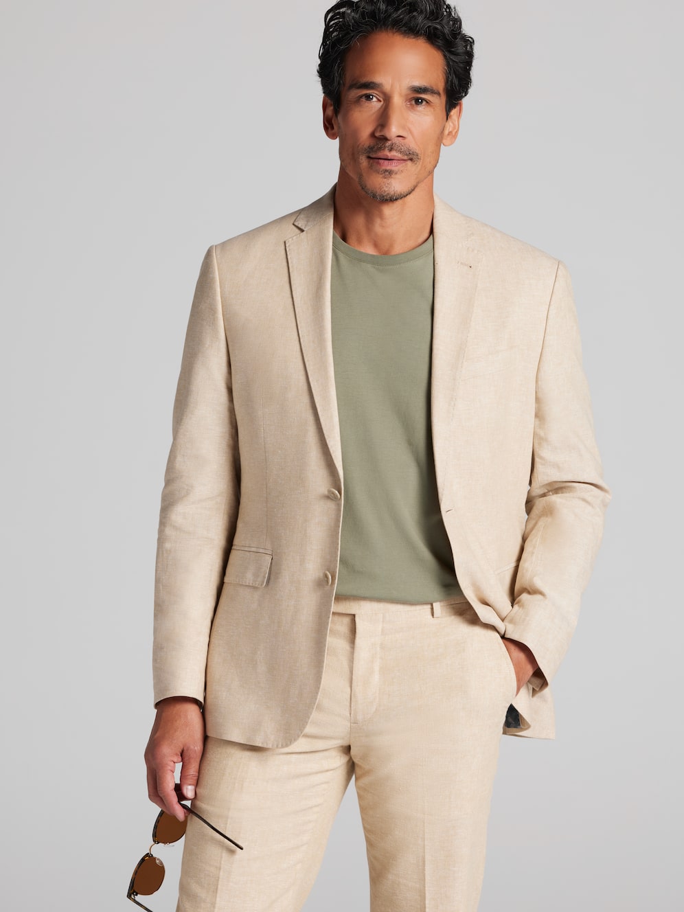 Joe Joseph Abboud Slim Fit Linen Blend Suit Jacket | Men's Suits ...