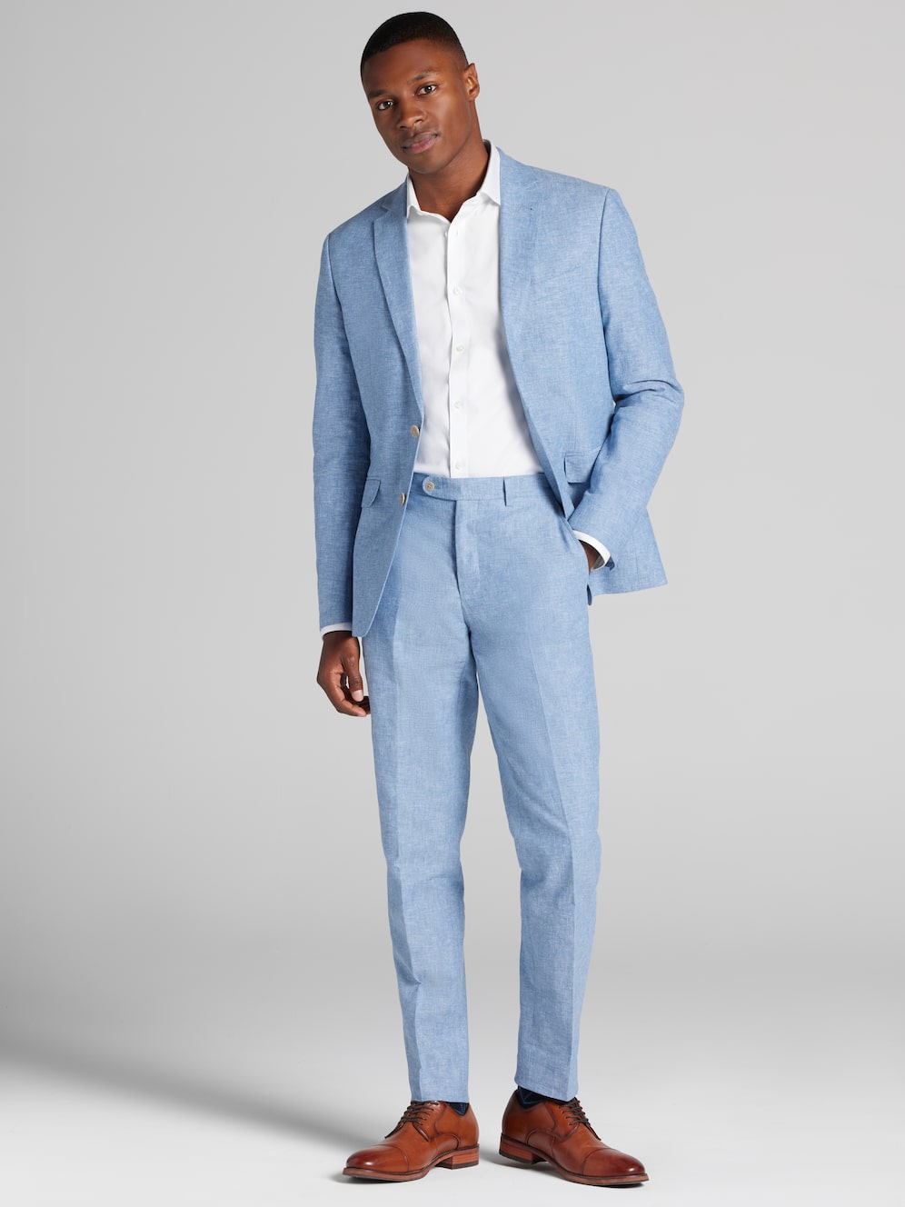 Joe Joseph Abboud Slim Fit Linen Blend Suit Vest | Men's Suits ...
