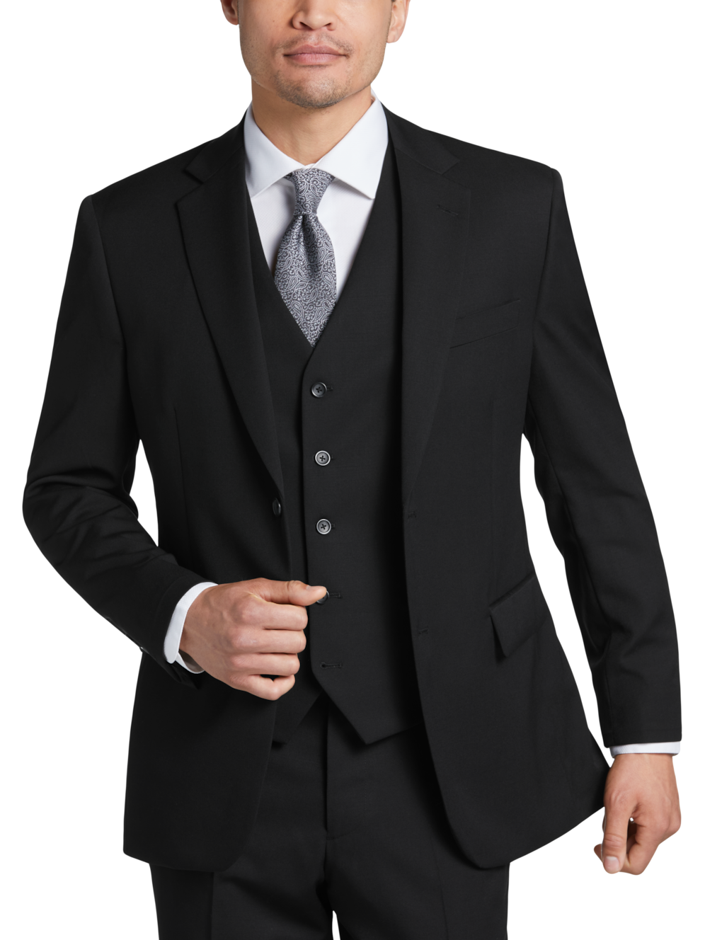 Pronto Uomo Platinum Modern Fit Wool Suit Vest | Men's Suits ...