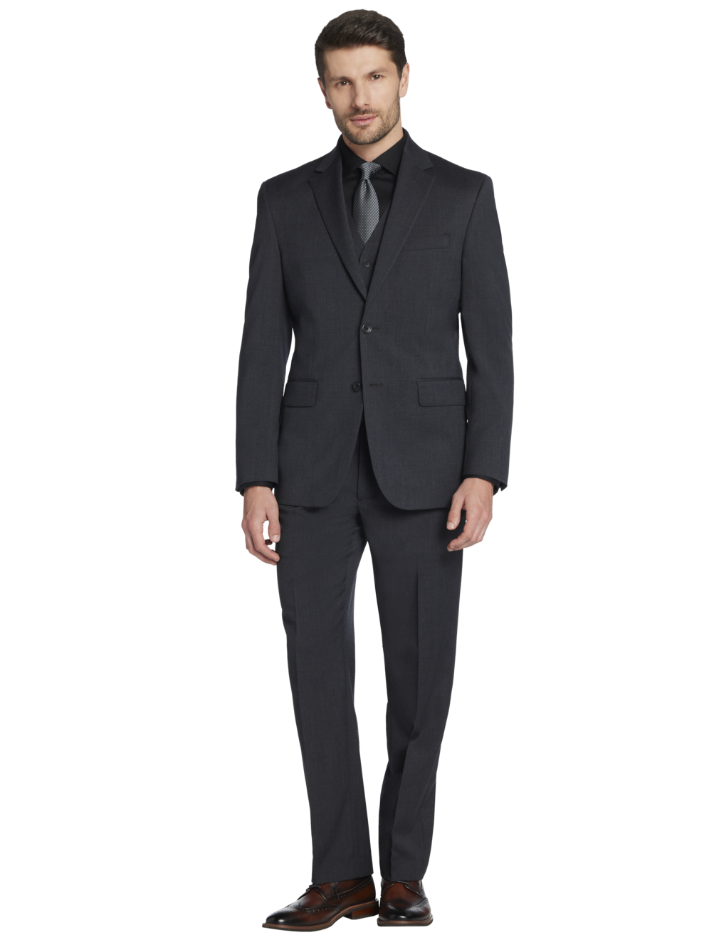 Pronto Uomo Platinum Veste De Complet En Laine Coupe Moderne | Hommes's ...