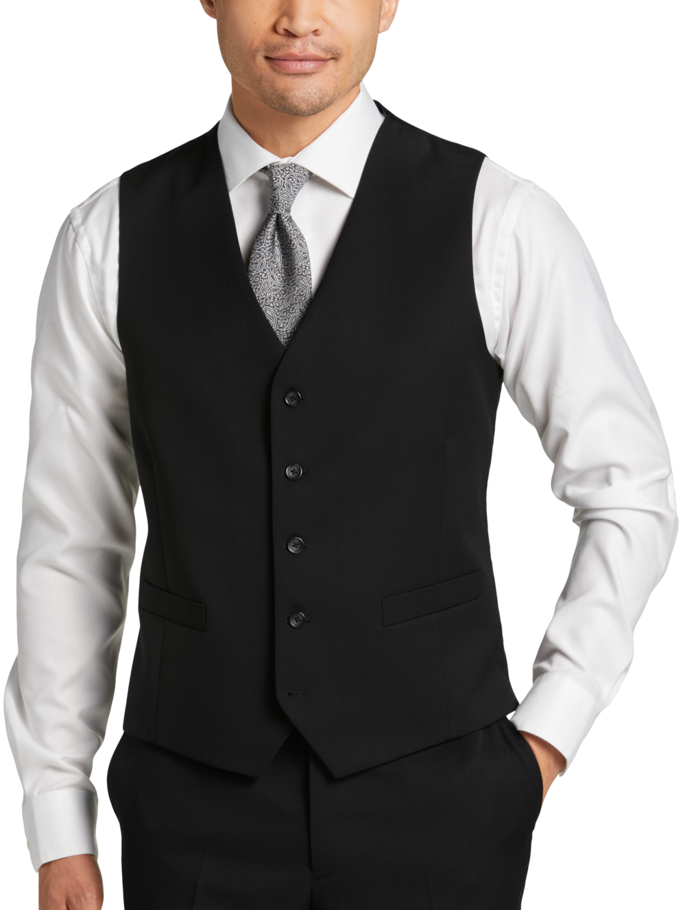 Pronto Uomo Platinum Veste De Complet En Laine Coupe Moderne | Hommes's ...