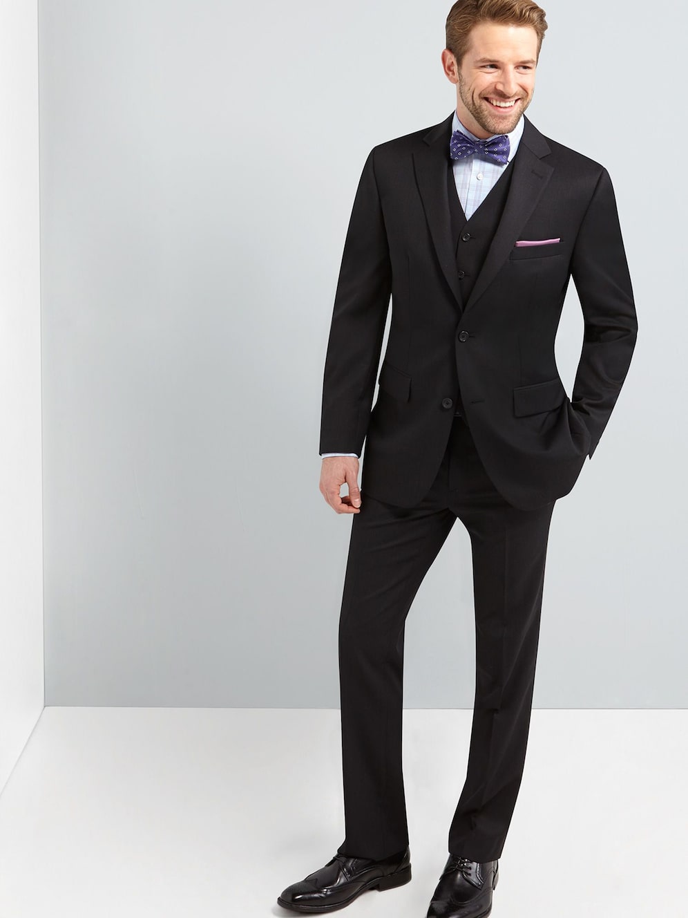 Pronto Uomo Platinum Wool Modern Fit Suit Jacket | Men's Suits ...