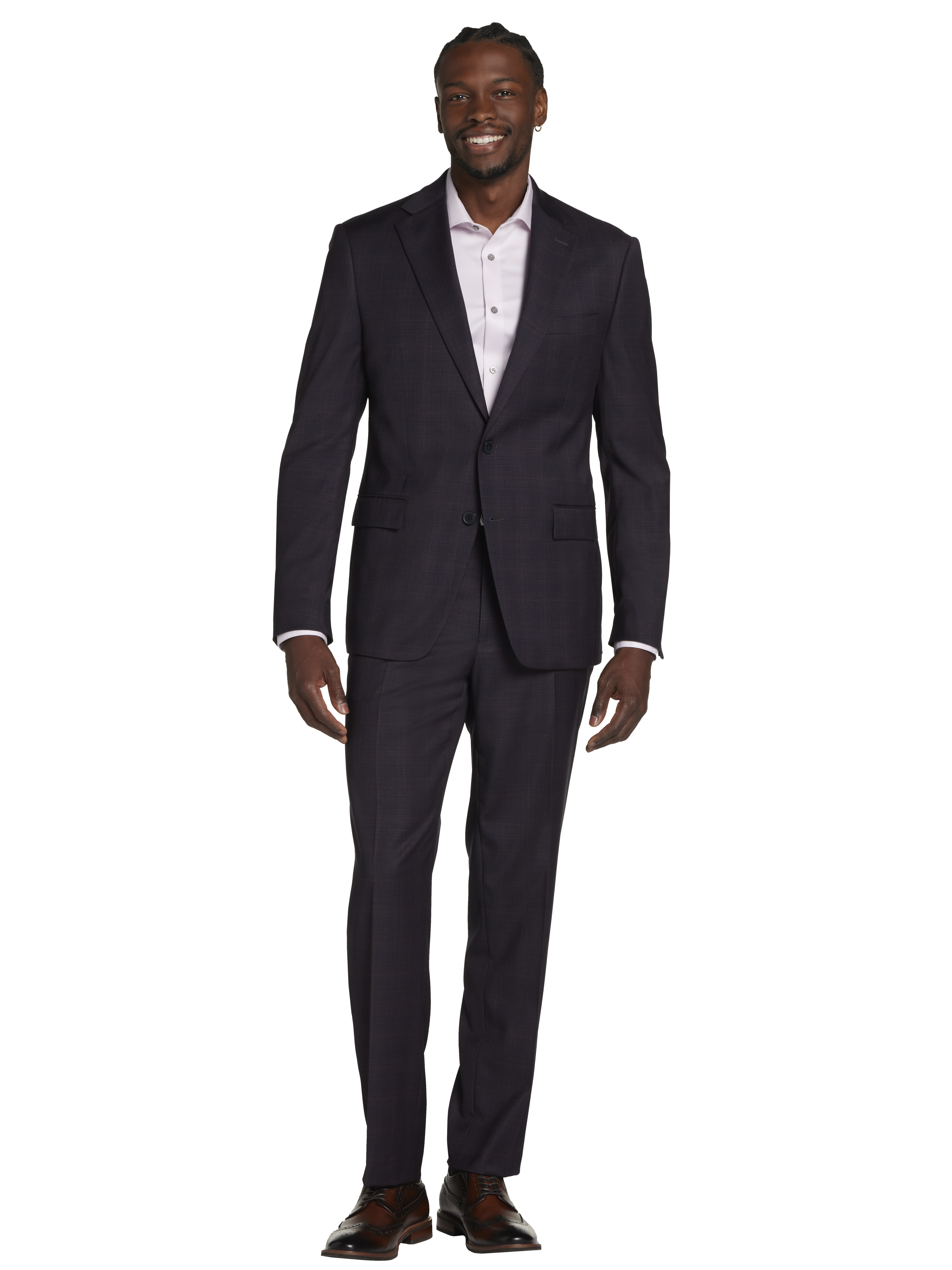 Michael strahan blue suit store