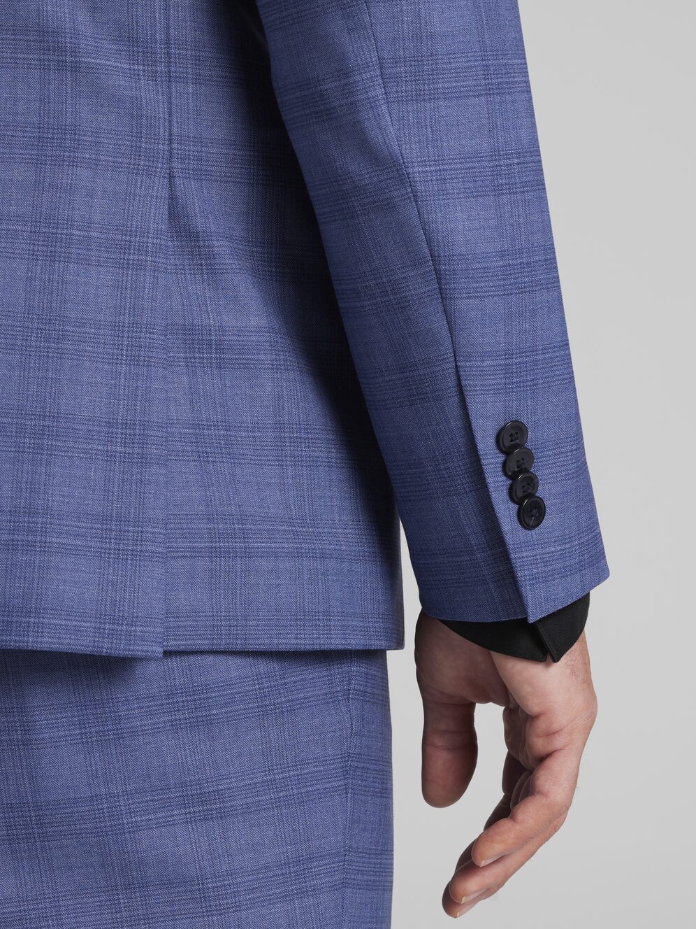 Joe Joseph Abboud Slim Fit Suit Plaid Jacket Mens Suits And Separates