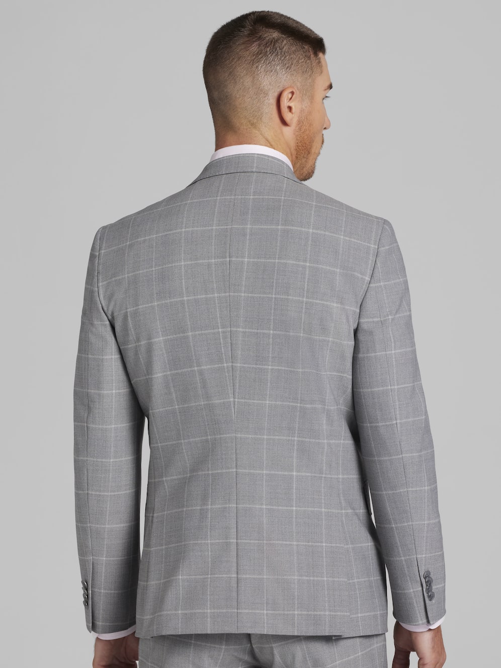 Joe Joseph Abboud Slim Fit Suit Separates Windowpane Plaid Jacket | Men ...