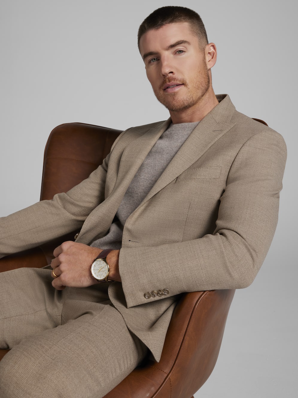 Joe Joseph Abboud Slim Fit Suit Tic Jacket | Men's | Moores Clothing