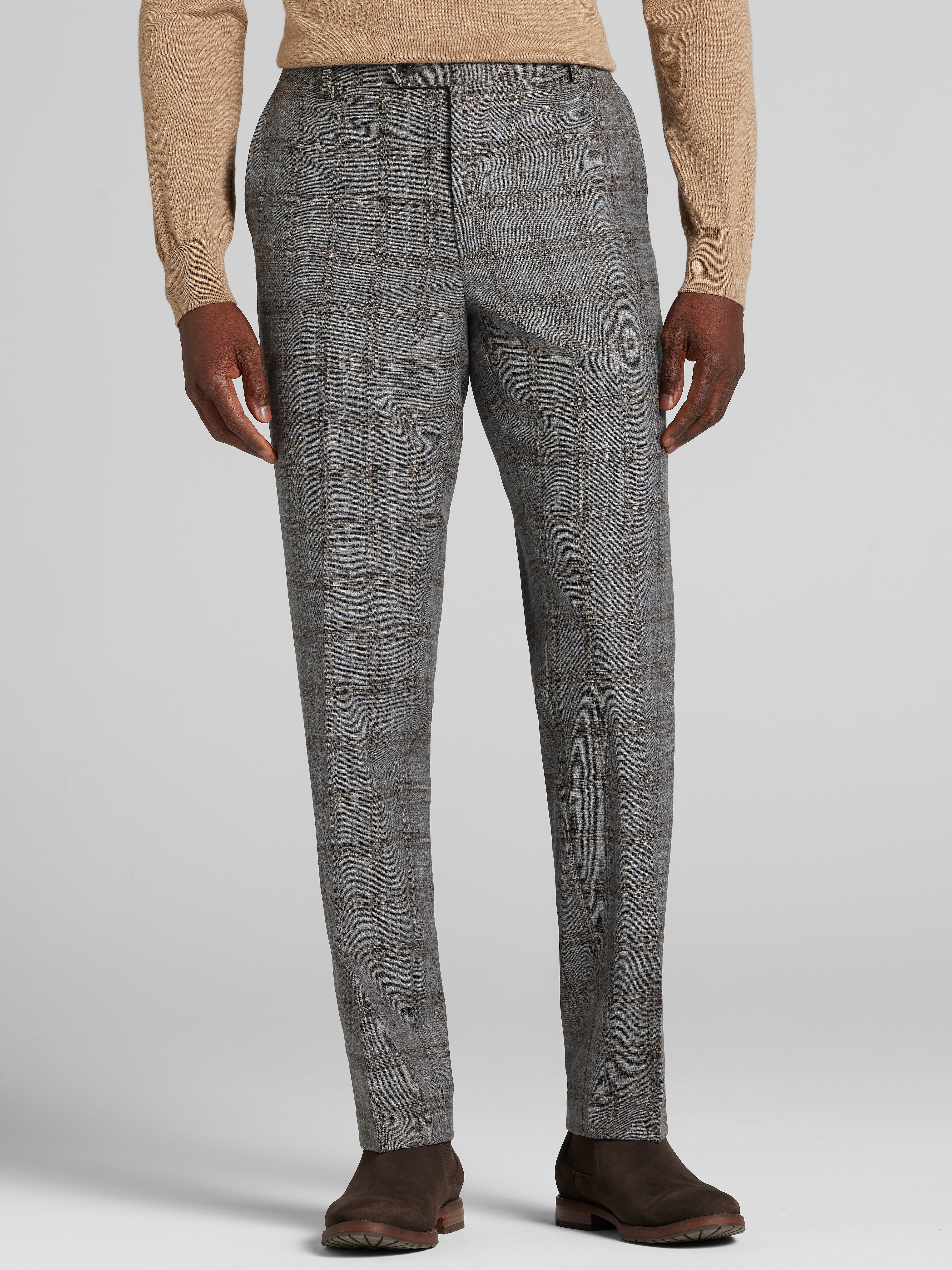 Joseph Abboud Classic Fit Plaid Suit Separates Pants | Men's | Moores ...