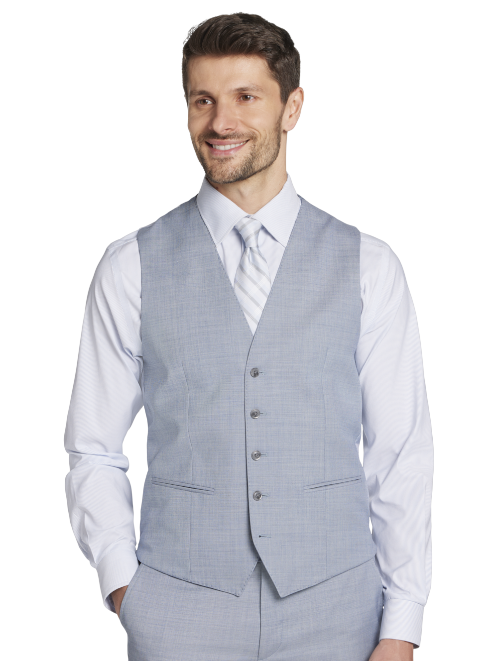 Joe Joseph Abboud Slim Fit Sharkskin Suit Jacket | Men's Suits ...