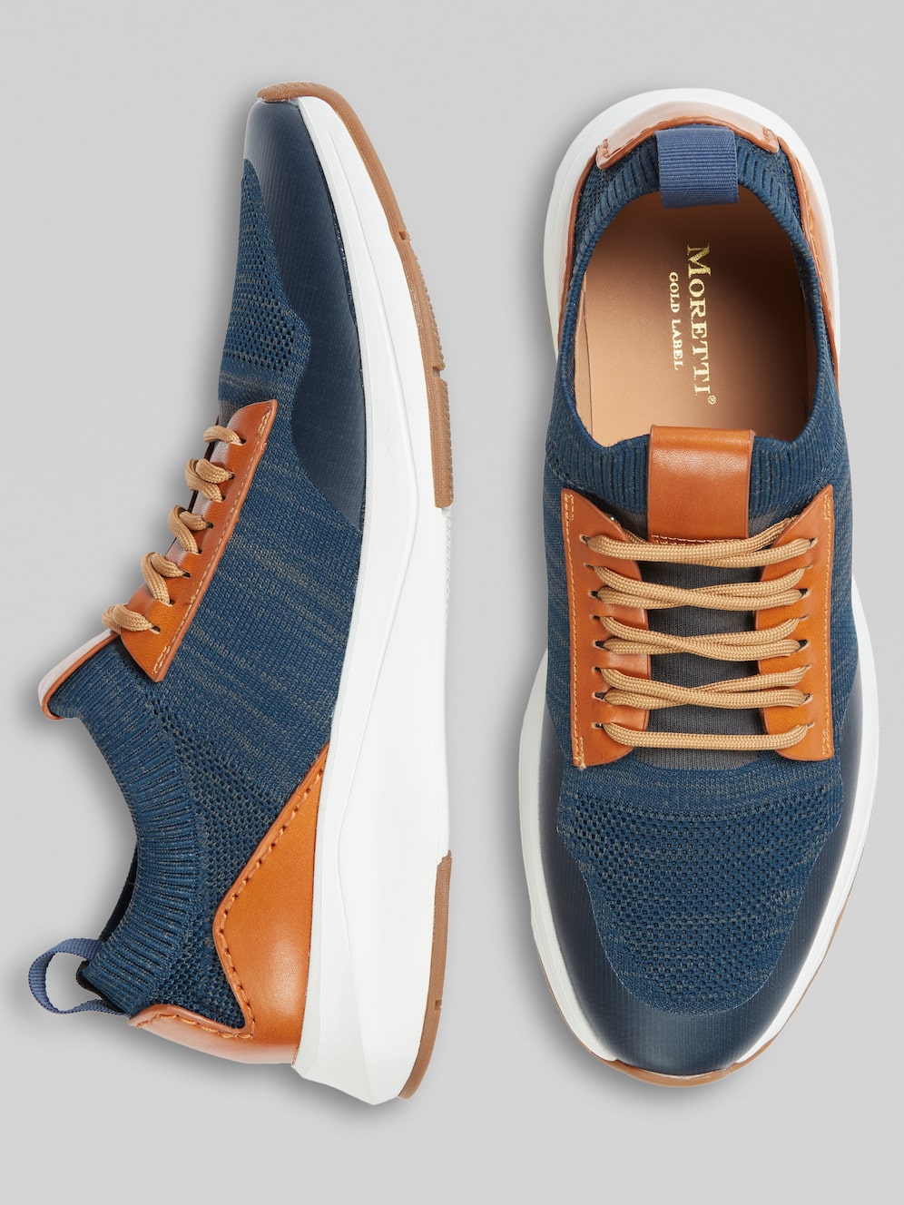 Moretti Adelphi Knit Sneaker | Men's Shoes | Moores Clothing