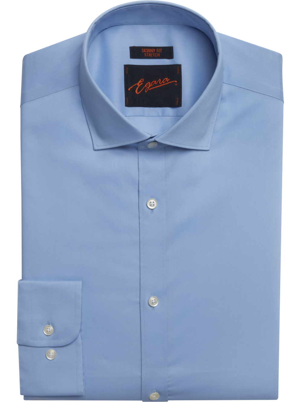 Egara Orange Skinny Fit Solid Dress Shirt | Men's Shirts | Moores Clothing