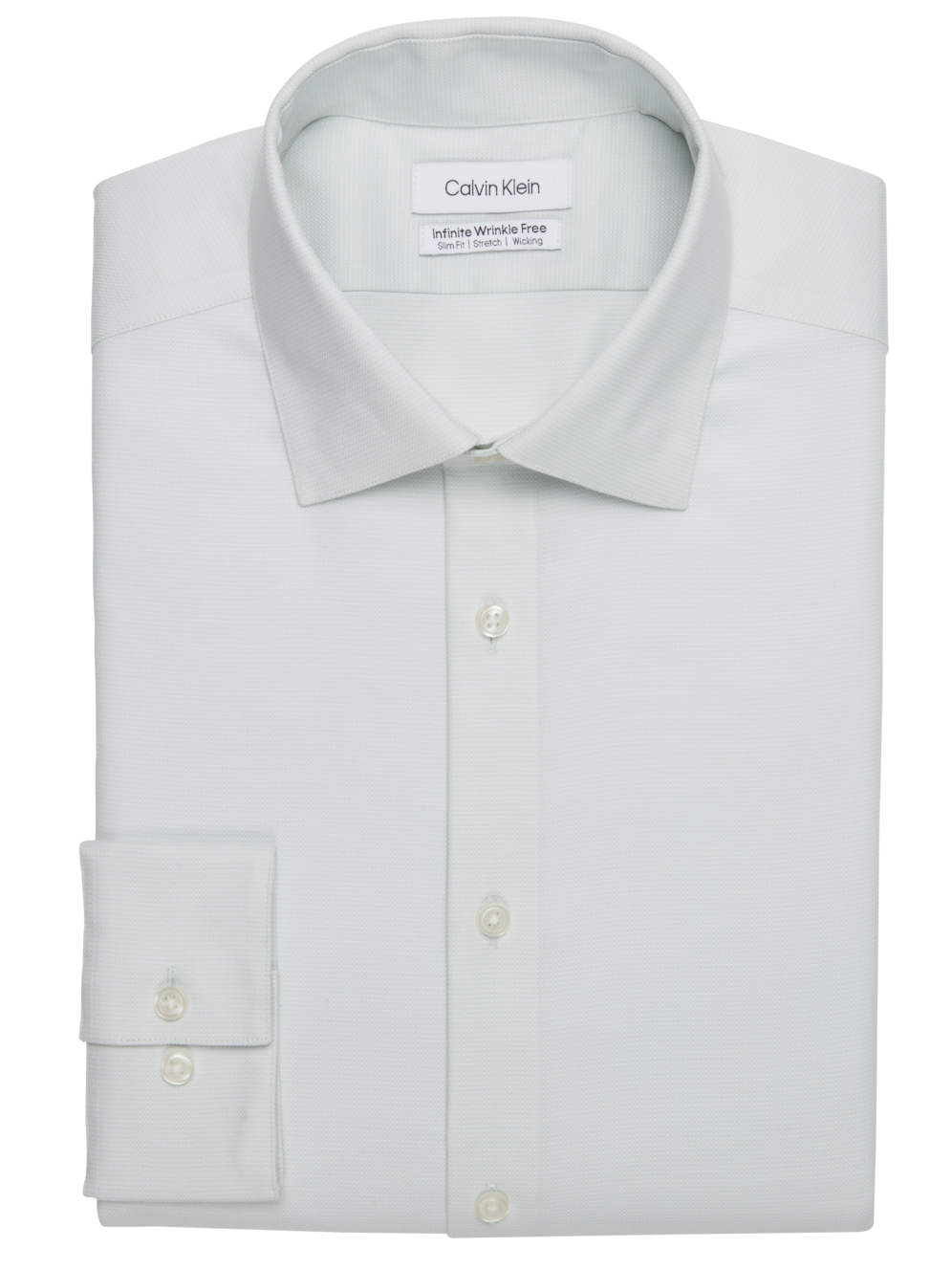 Calvin Klein Infinite Slim Fit Textured Check Dress Shirt | Men's ...