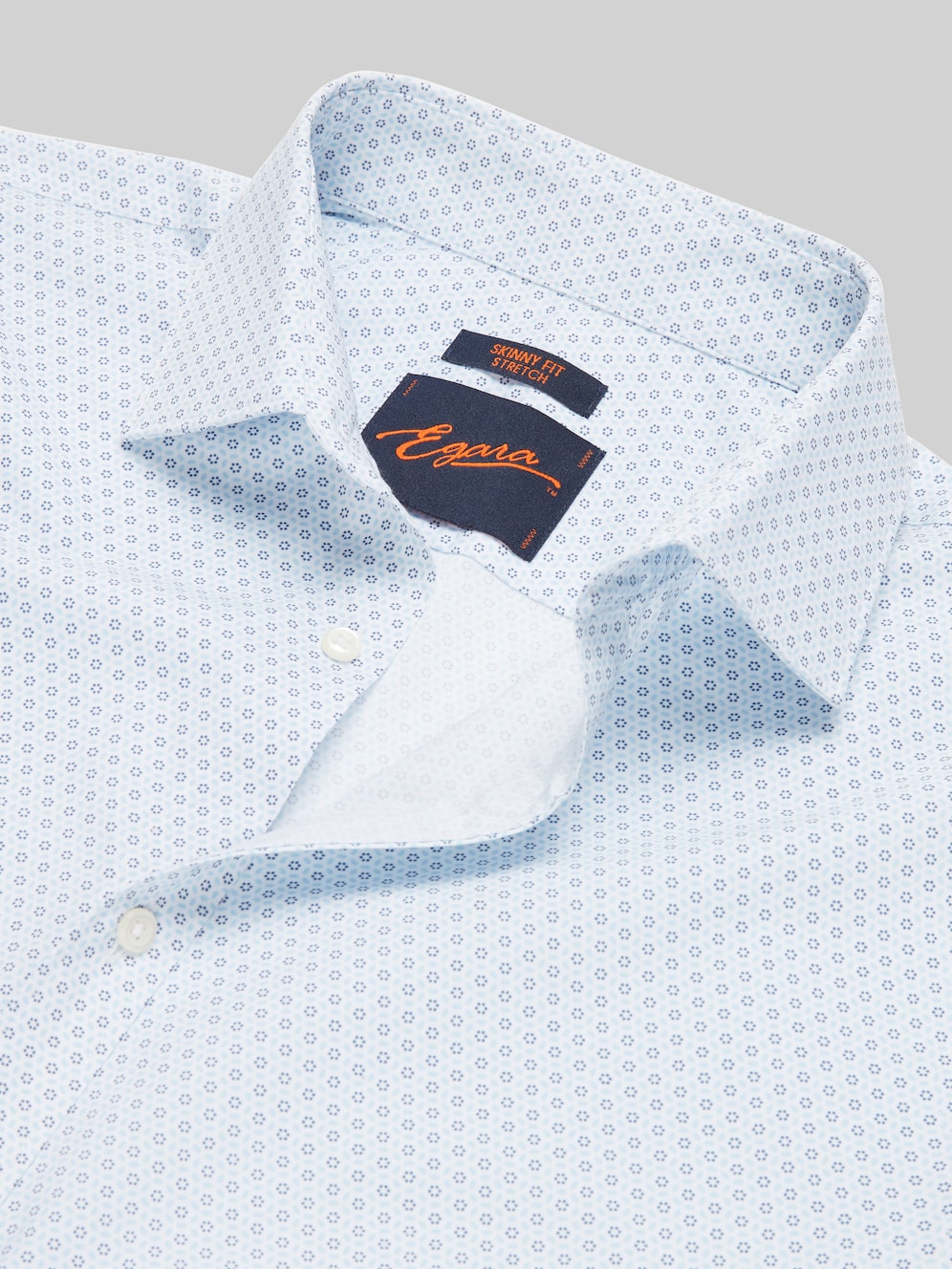 Egara Skinny Fit Floral Dress Shirt | Men's Shirts | Moores Clothing