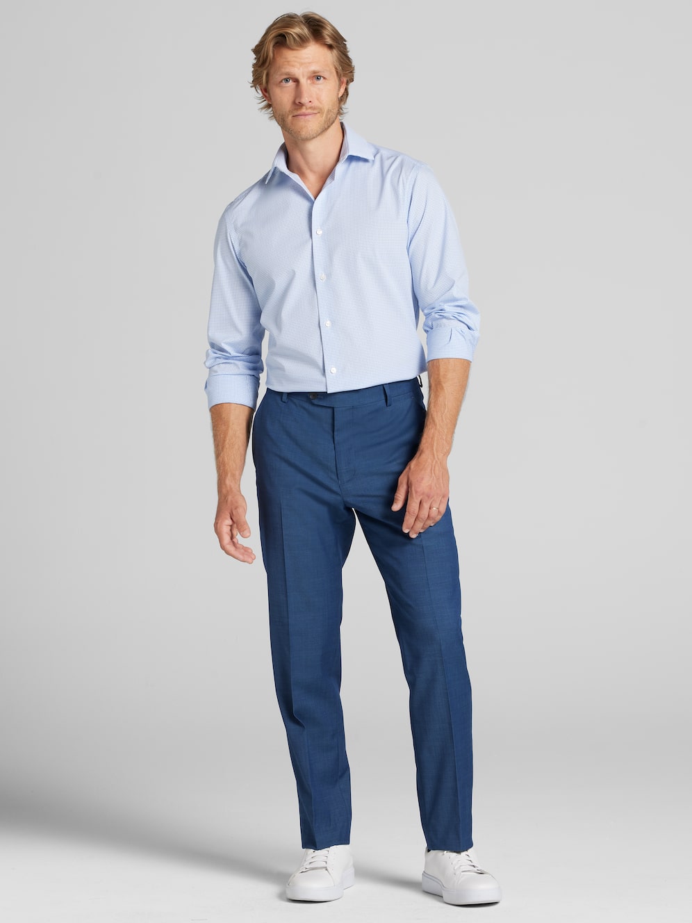 Awearness Kenneth Cole Slim Fit Check Dress Shirt | Men's Shirts ...