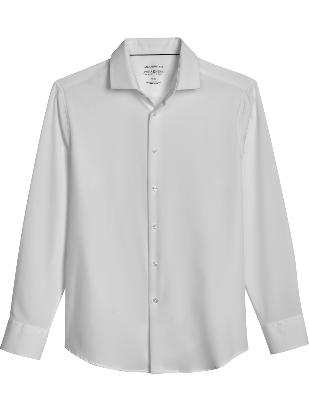 Awearness Kenneth Cole Modern Fit 4-way Stretch Solid Button Up Shirt ...