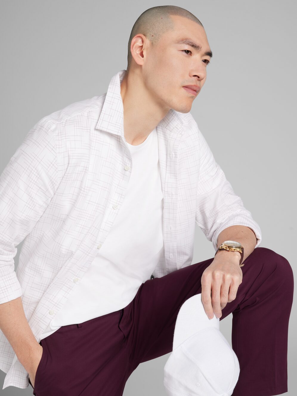 Awearness Kenneth Cole Slim Fit Button Up Shirt | Men's Shirts | Moores ...