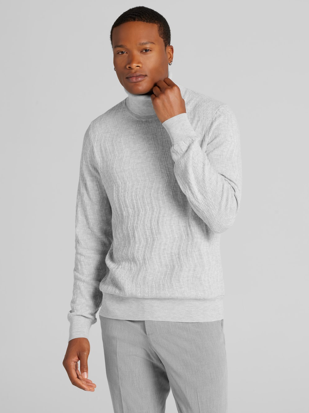 Awearness Kenneth Cole Textured Turtleneck | Hommes's Chandails ...