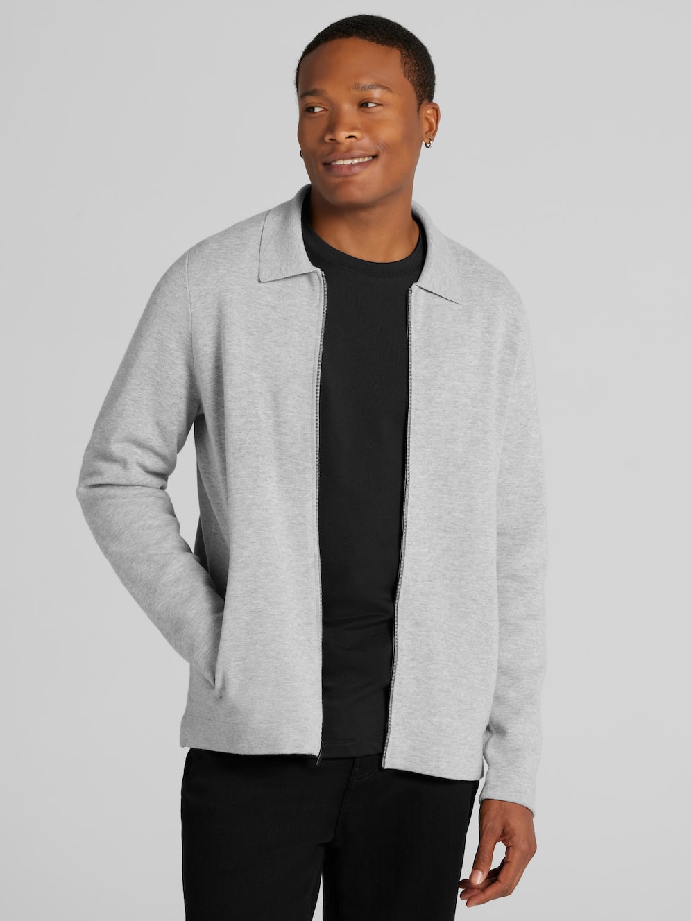 Awearness Kenneth Cole Full Zip Sweater | Men's Sweaters | Moores Clothing