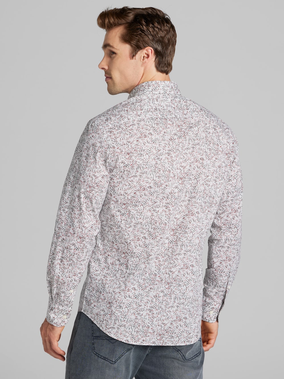 Awearness Kenneth Cole Chillflex Slim Fit Abstract Button Up Shirt | Men's Shirts | Moores Clothing