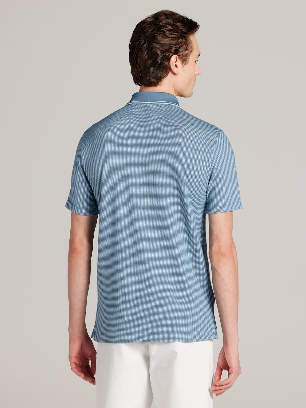 Awearness Kenneth Cole Slim Fit Grid Jacquard Polo | Men's Shirts ...