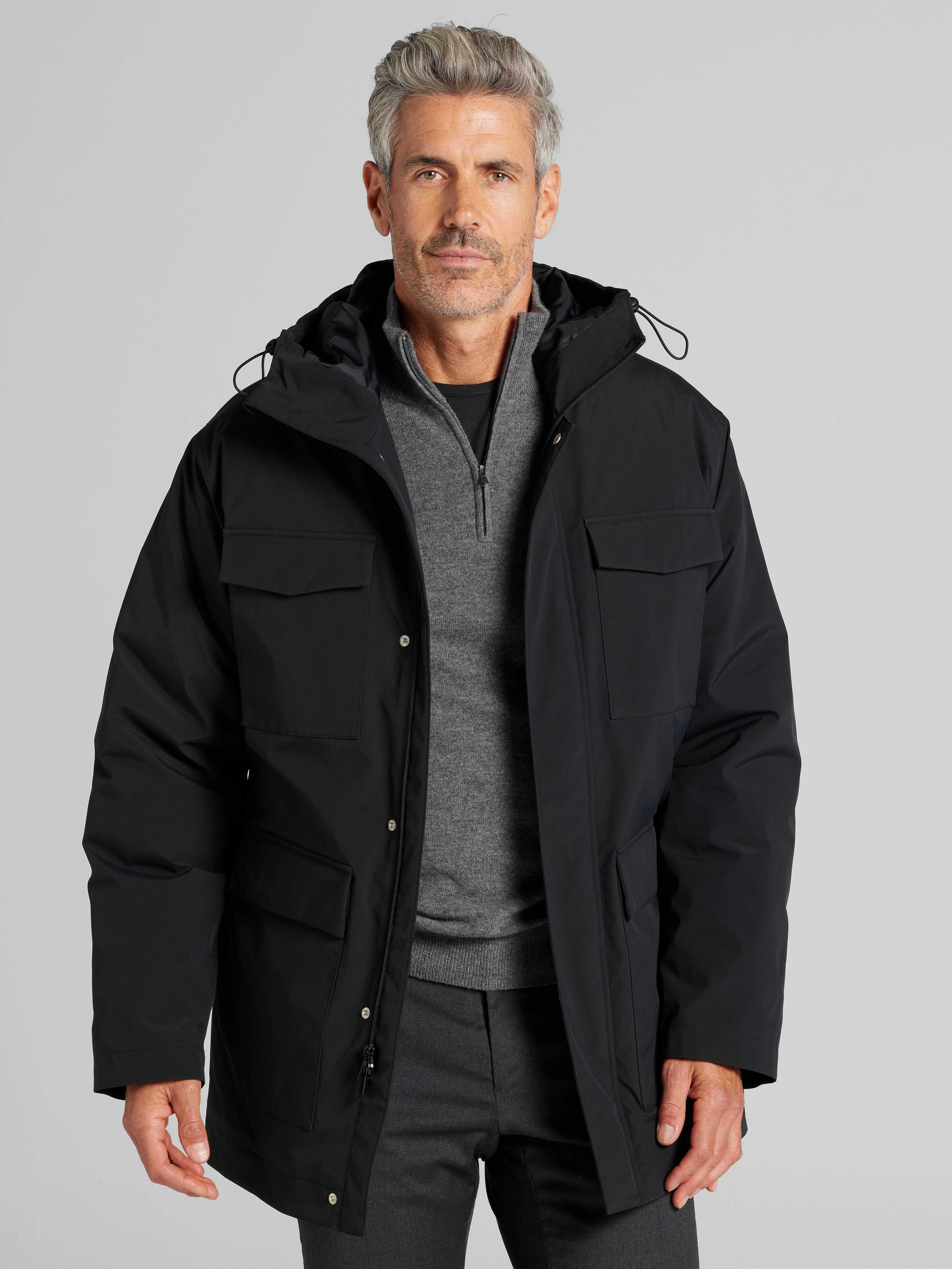 Awearness Kenneth Cole City Parka | Men's Outerwear | Moores Clothing