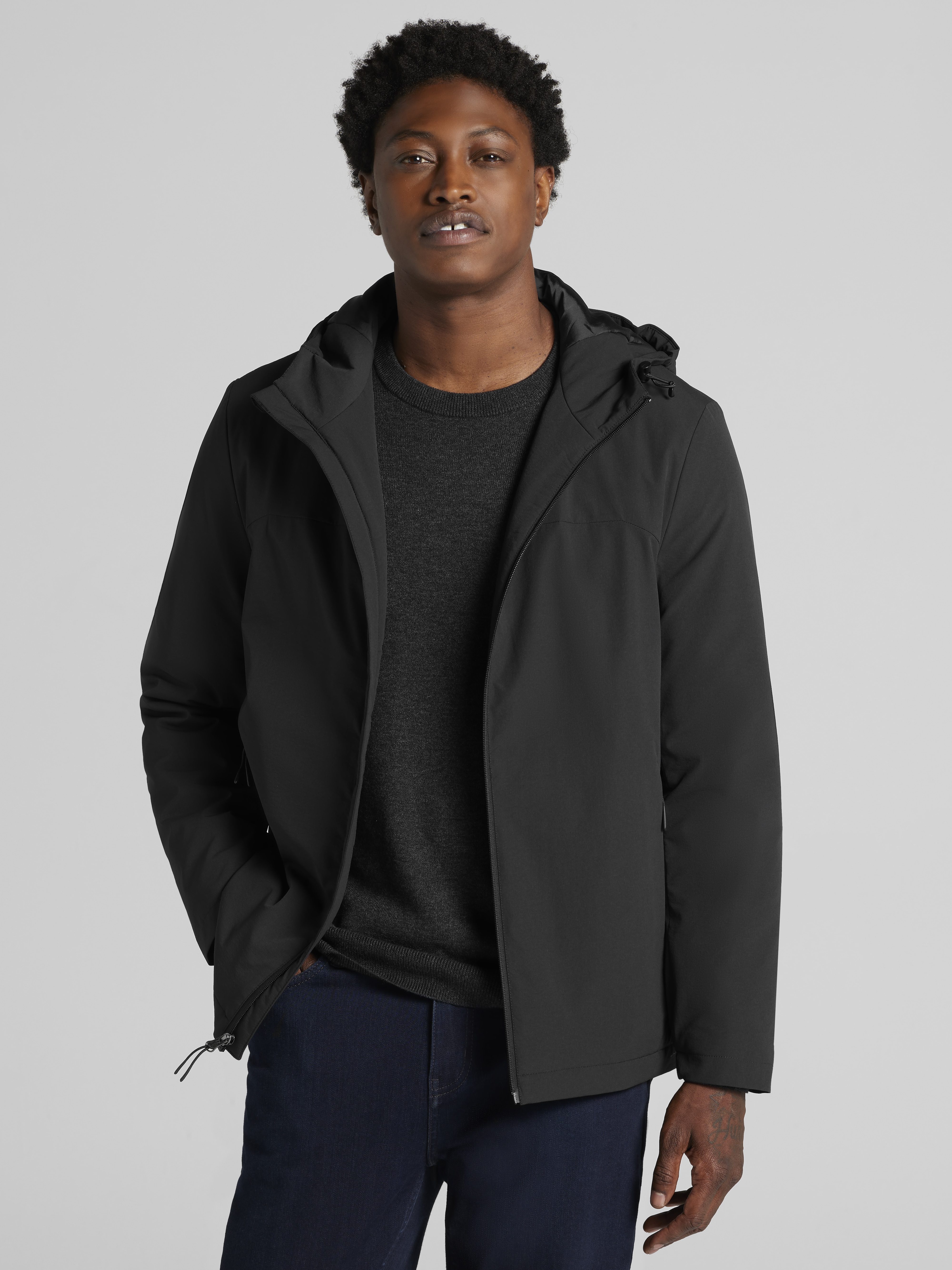 Awearness Kenneth Cole Hooded Performance Jacket | Men's | Moores Clothing