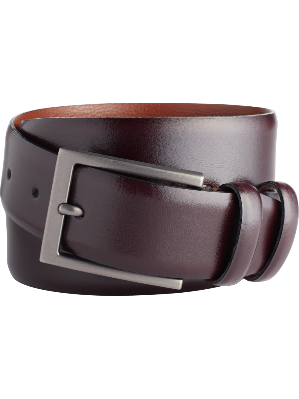 Joseph Abboud Feather Edge Leather Belt | Men's Accessories | Moores ...