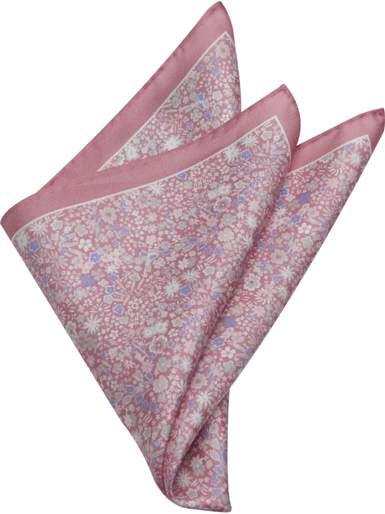 blush pocket square