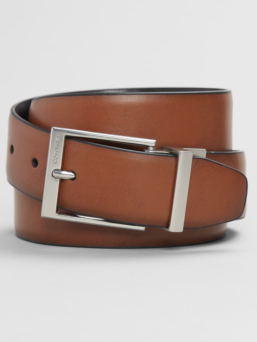 Calvin Klein 35mm Feather Edge Belt | Men's Accessories | Moores Clothing