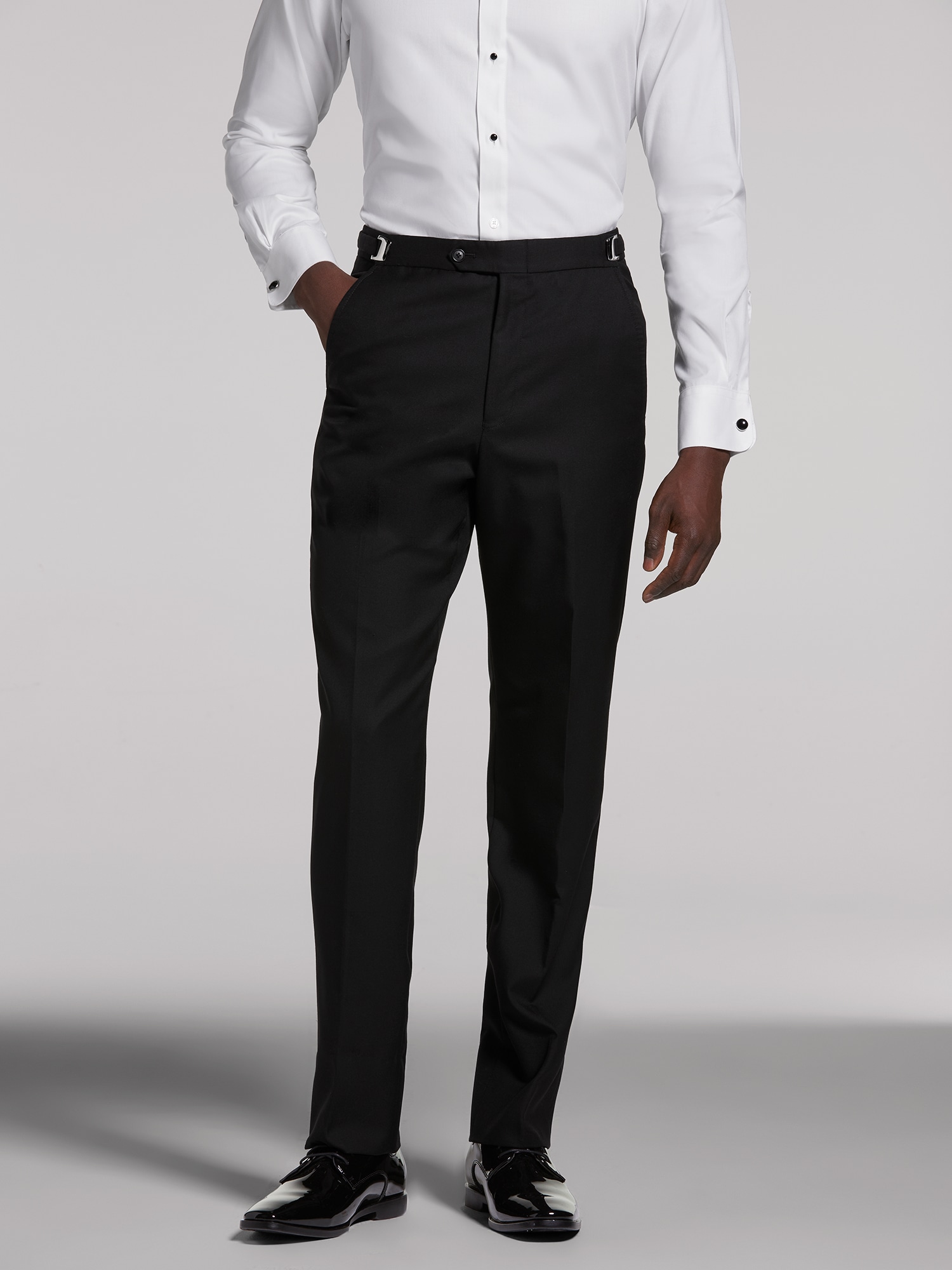 Vintage Black Two Button Suit by Pronto Uomo | Suit Rental